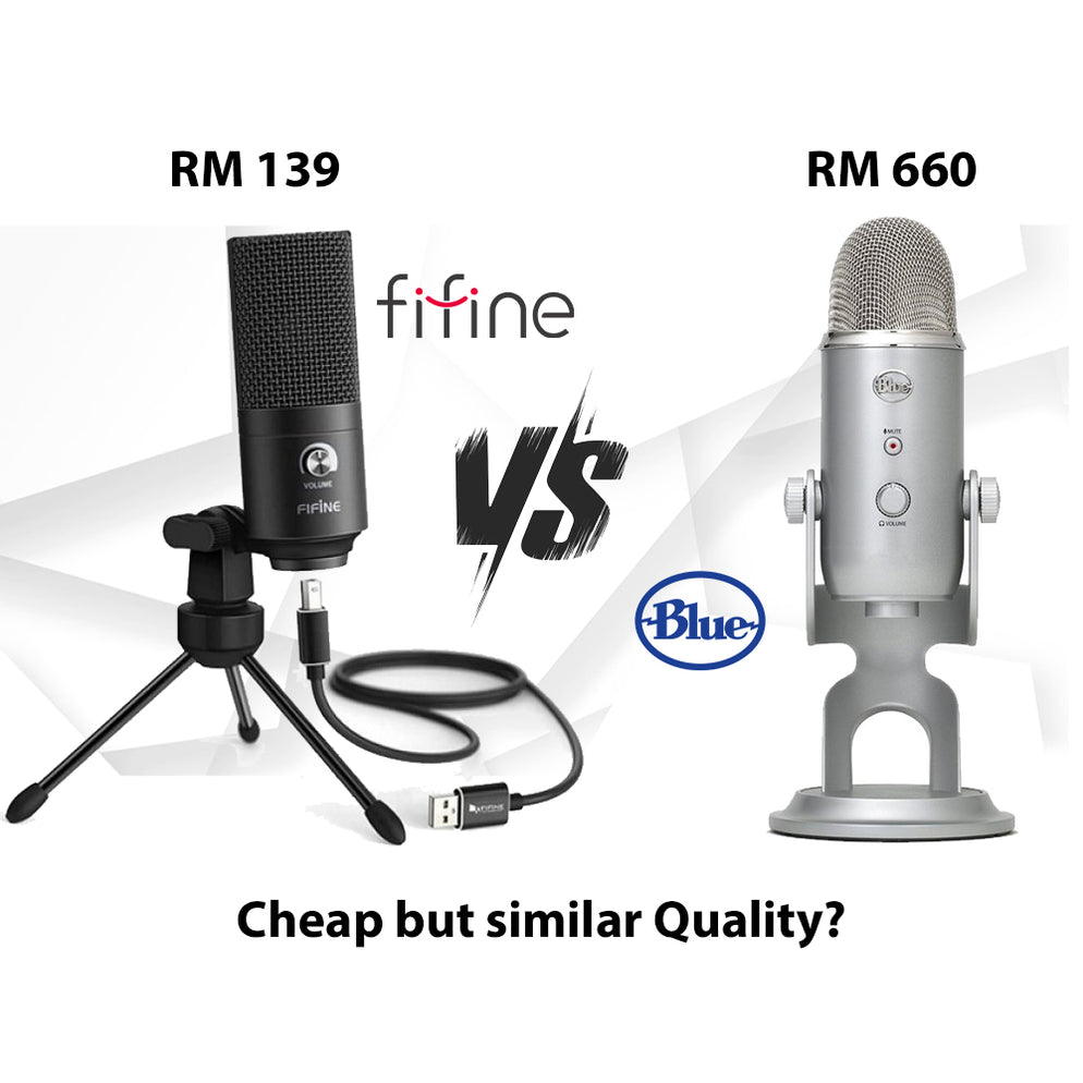 FIFINE K669B USB Microphone, Metal Condenser Recording Microphone (K ...
