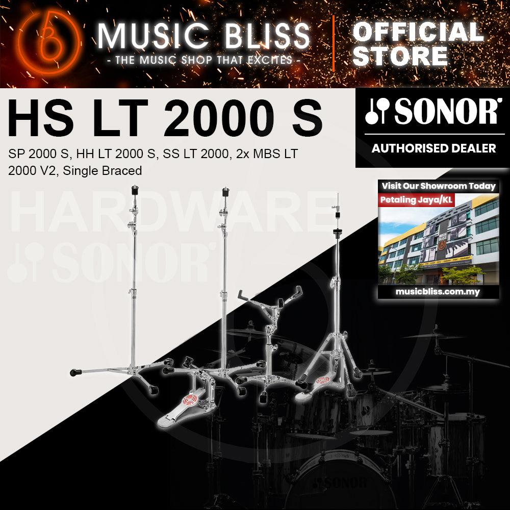 Sonor HS LT 2000 Series Drum Hardware Set, SP 2000 S, HH LT 2000 S, SS ...