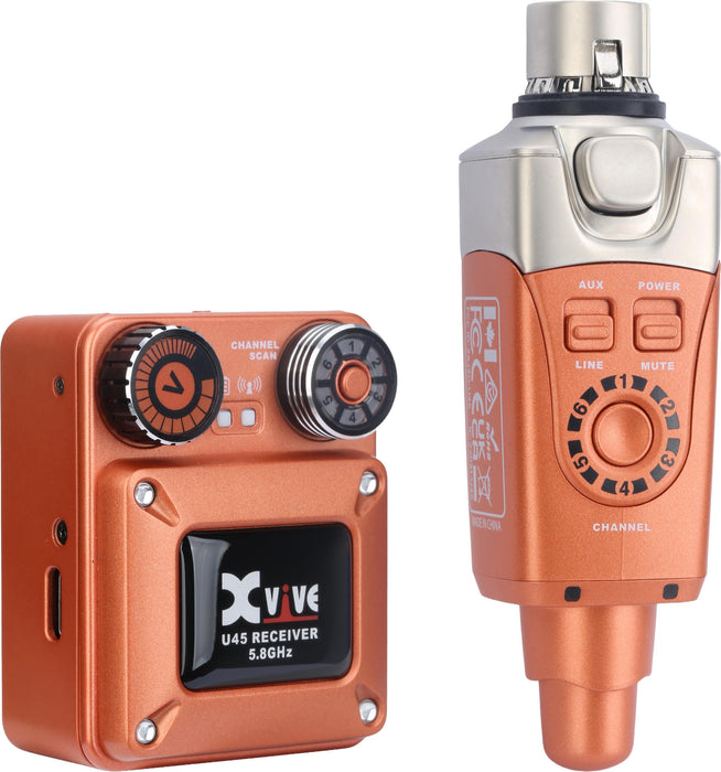 Xvive U45 5.8GHz Wireless In-Ear Monitoring System With Ultra-Low ...