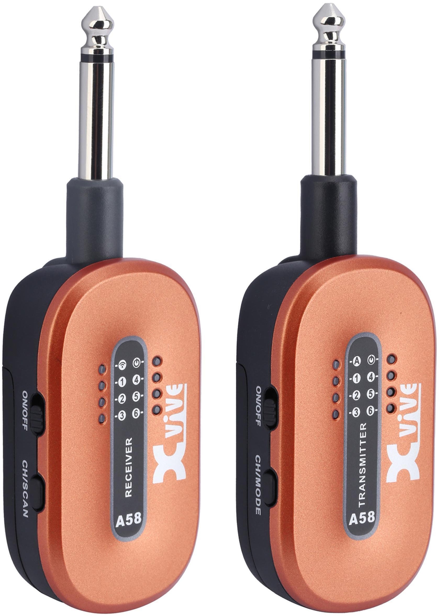 Xvive A58 5.8GHz Guitar Wireless System With 100 Feet Wireless Range ...