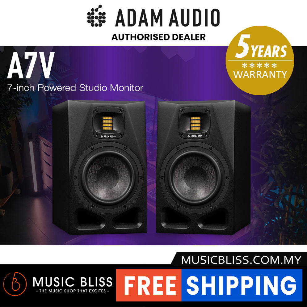 ADAM Audio A7V 7-inch Powered Studio Monitor | Music Bliss Malaysia