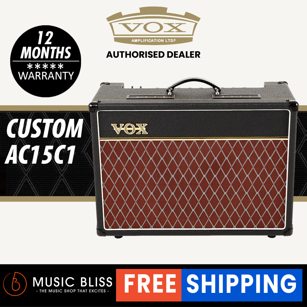 Vox AC15 Custom Tube Combo Amplifier (AC15C1) | Music Bliss Malaysia