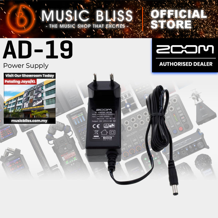 Zoom AD-19 Power Supply (AD19) | Music Bliss Malaysia
