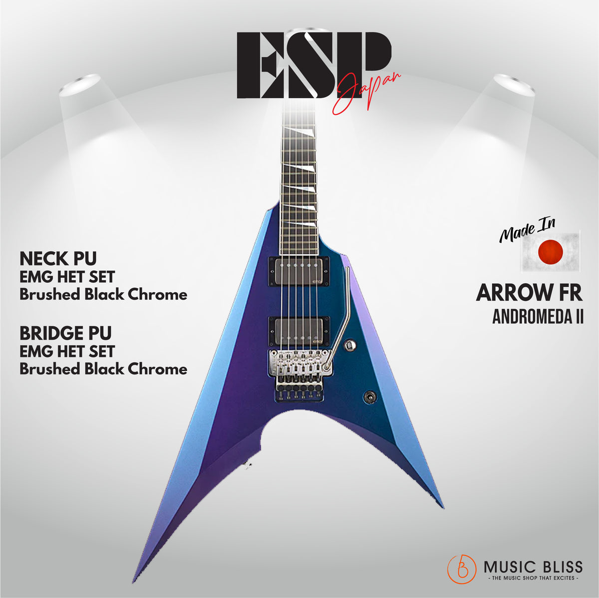 ESP Original ARROW FR - Andromeda II [MIJ - Made in Japan] | Music ...