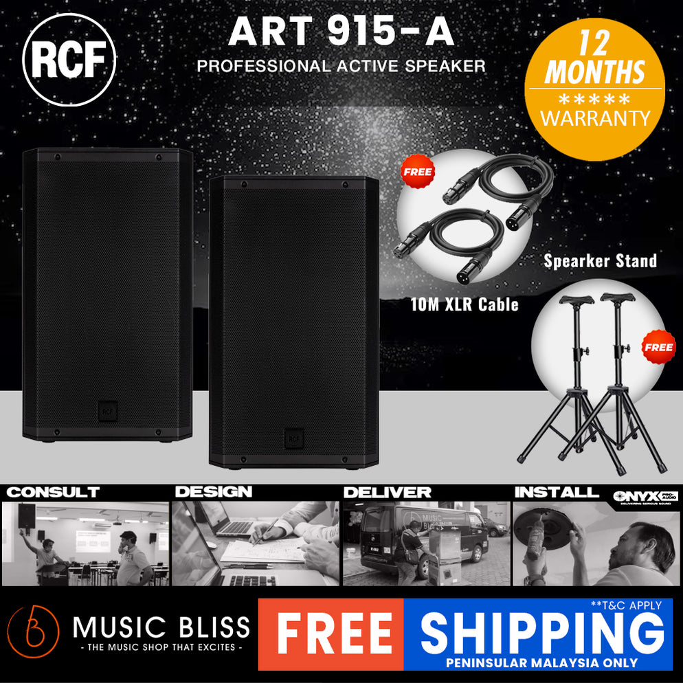 RCF ART 915-A 15" 2100W 2-Way Active Speaker | Music Bliss Malaysia