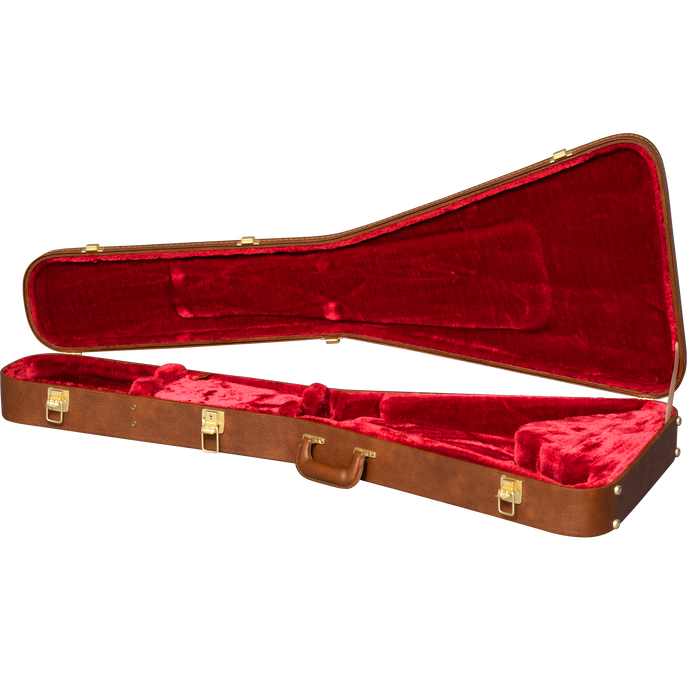 GIBSON ACCESSORIES FLYING V ORIGINAL HARDSHELL CASE - BROWN (ASFVCASE ...