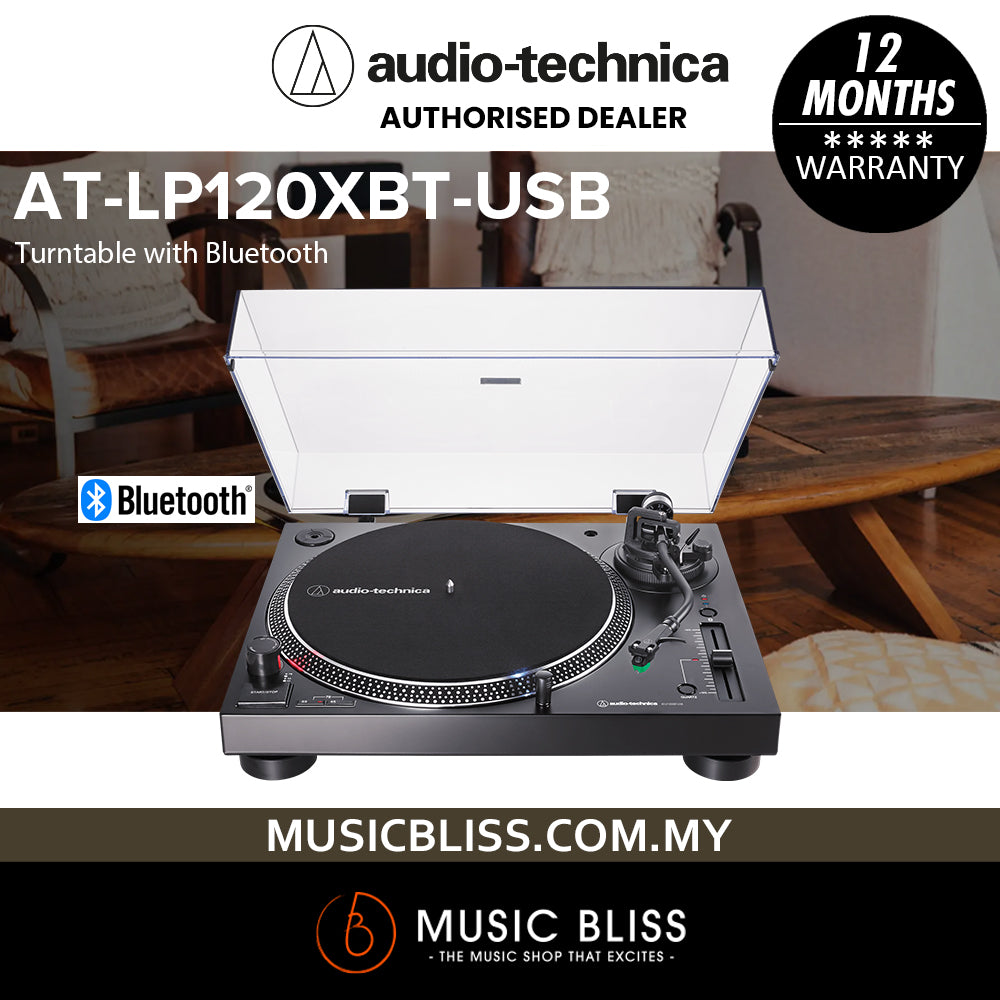 Audio-Technica AT-LP120XBT-USB Turntable with Bluetooth - Black | Music ...