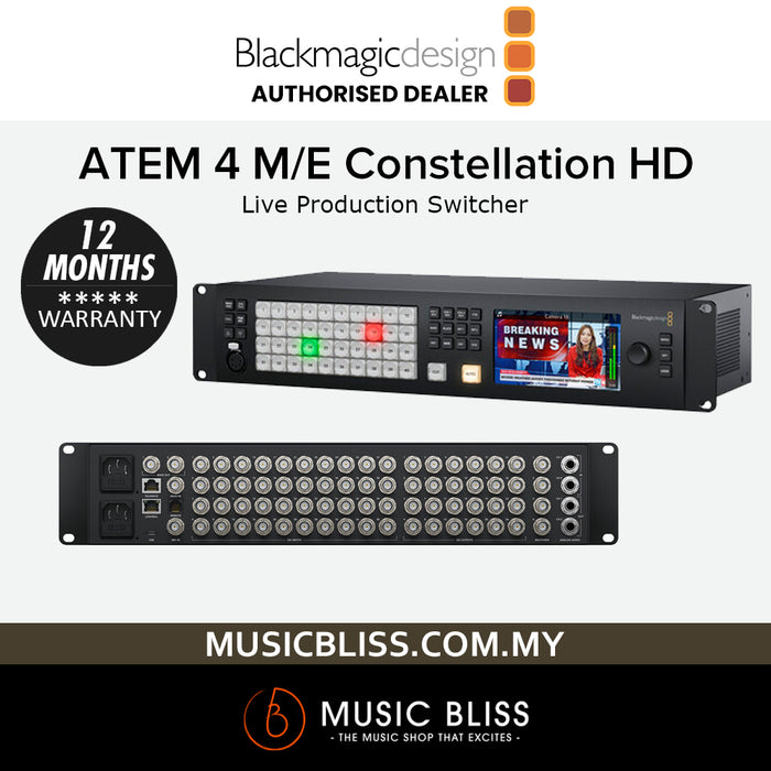 Blackmagic Design ATEM 4 M/E Constellation HD Live Production Switcher ...