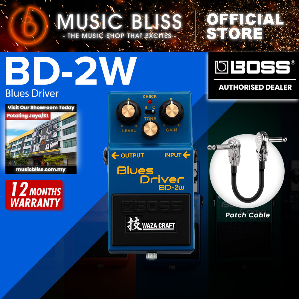 Boss BD-2W Waza Craft Blues Driver Guitar Effect Pedal (BD2W) | Music ...