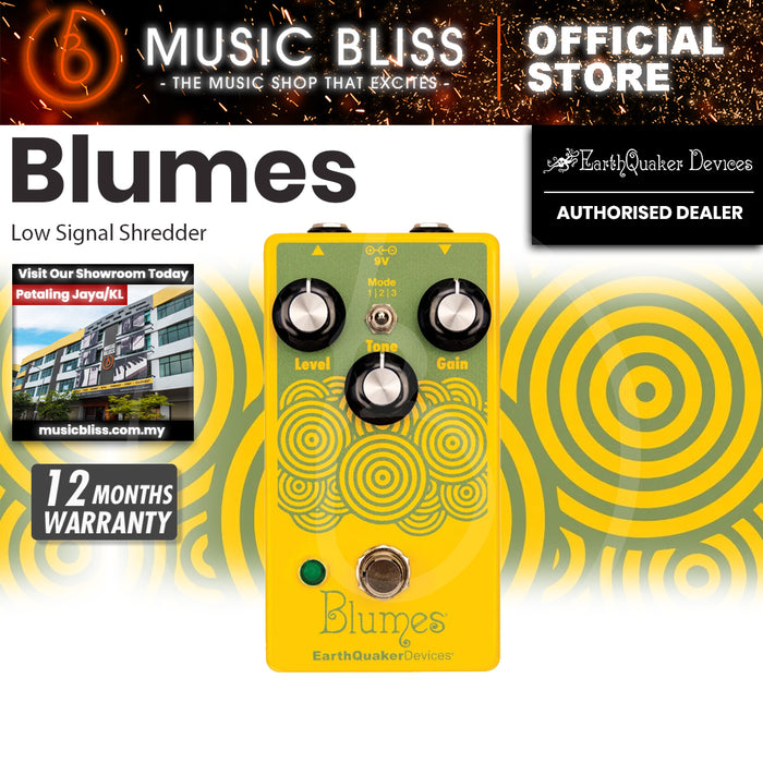 EarthQuaker Devices Blumes Low Signal Shredder Overdrive Pedal | Music ...