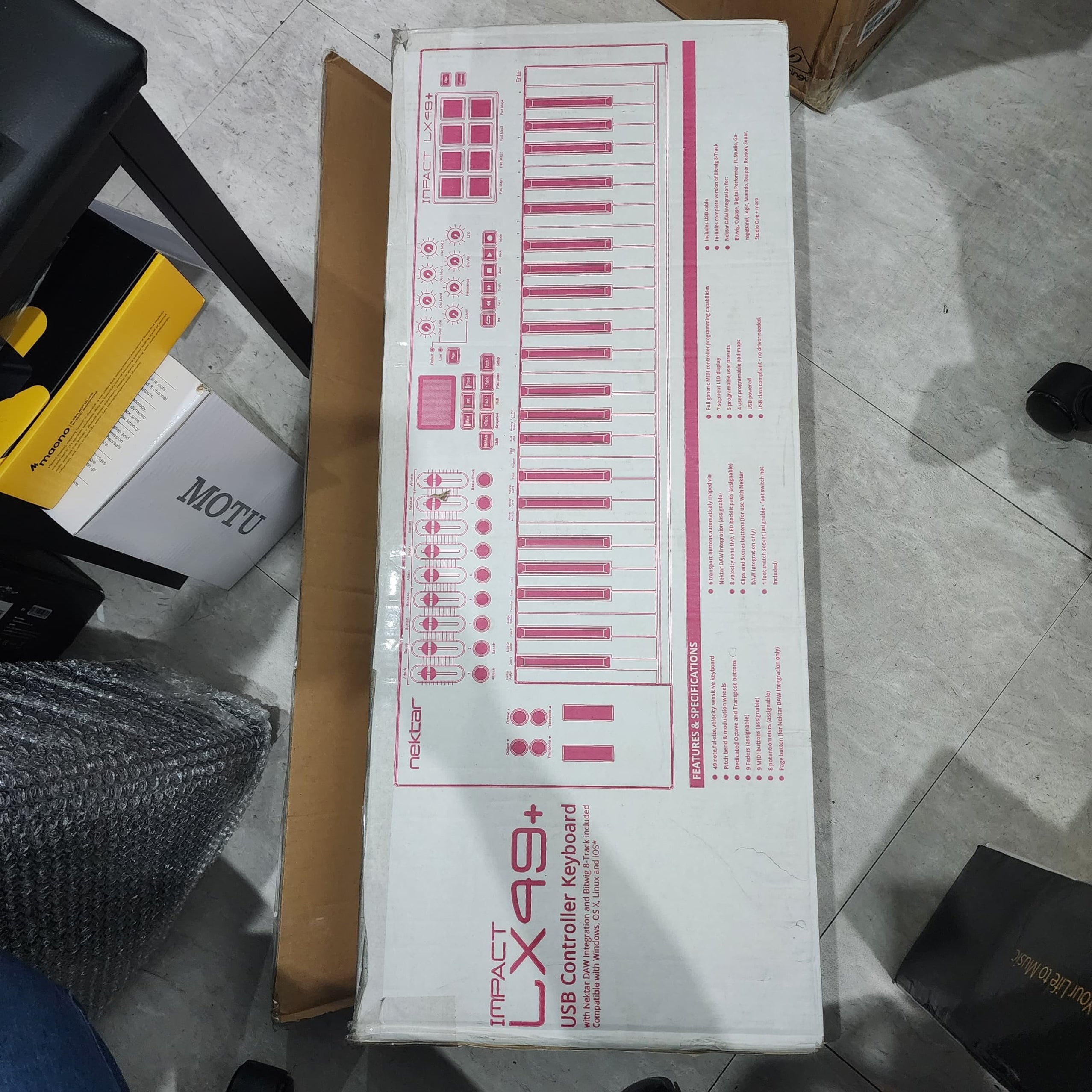 B STOCK (BS-384) Nektar Impact LX49+ 49 Key Synth Action Keys Keyboard ...