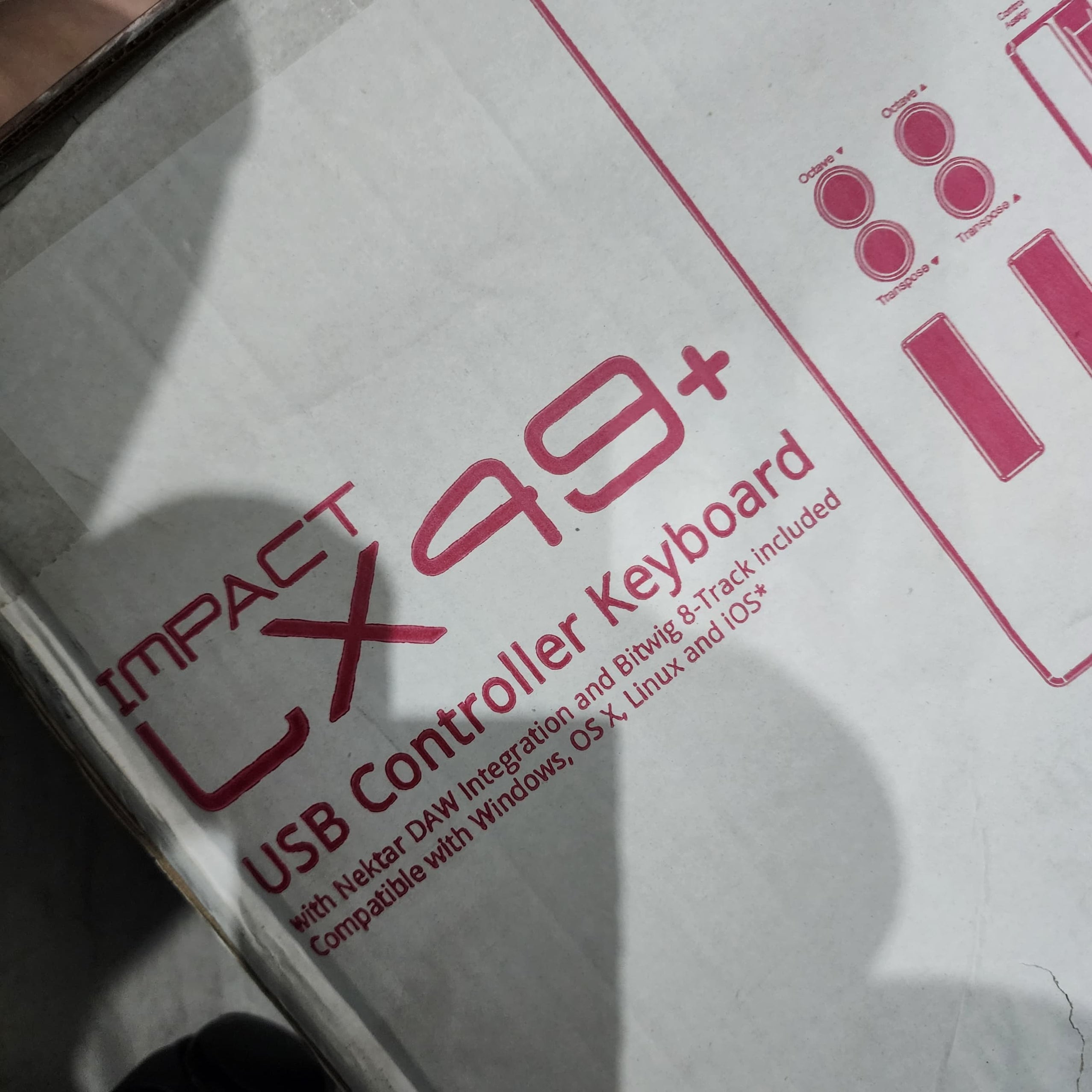 B STOCK (BS-384) Nektar Impact LX49+ 49 Key Synth Action Keys Keyboard ...