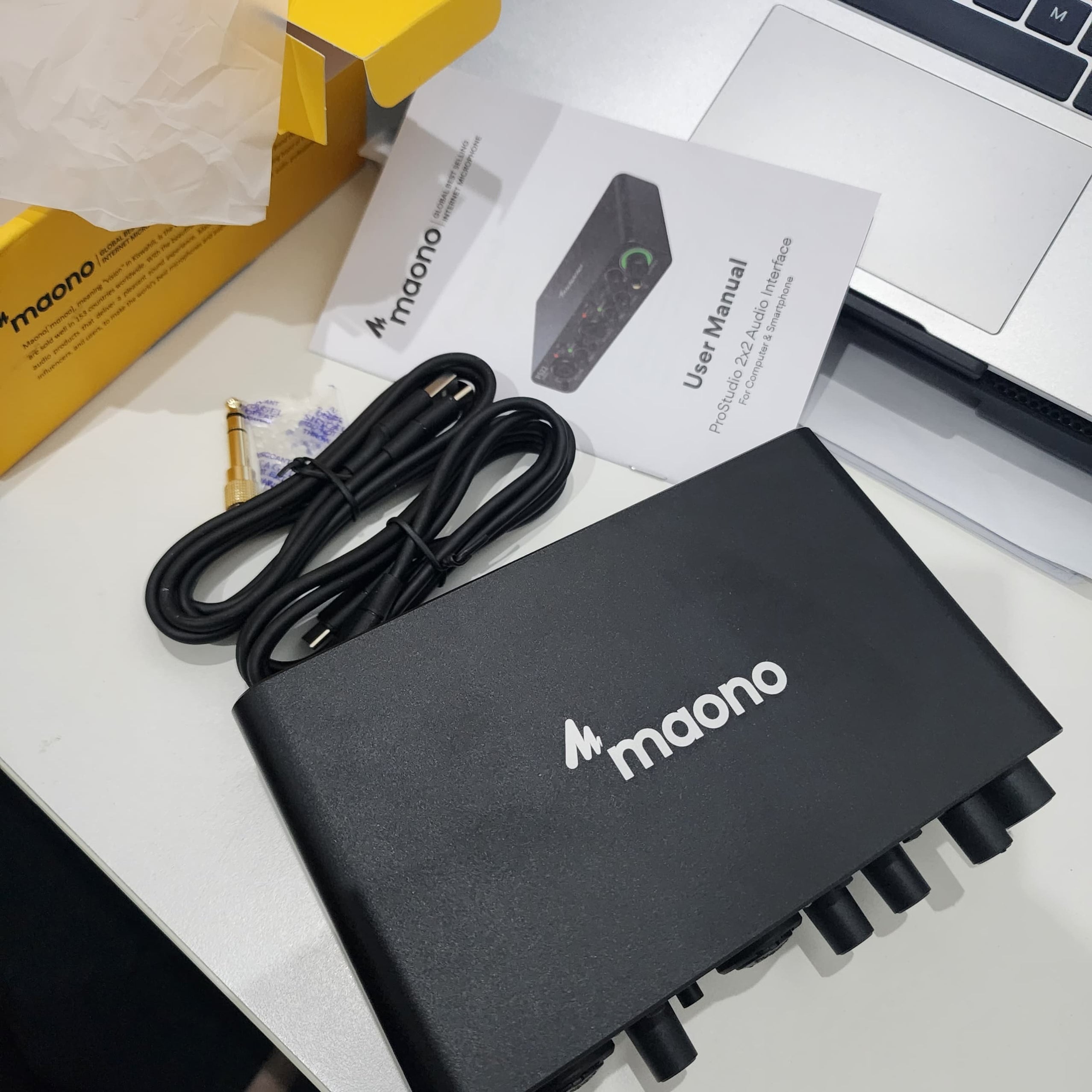 B STOCK (BS-409) MAONO PS22 Black USB Audio interface | Music Bliss ...