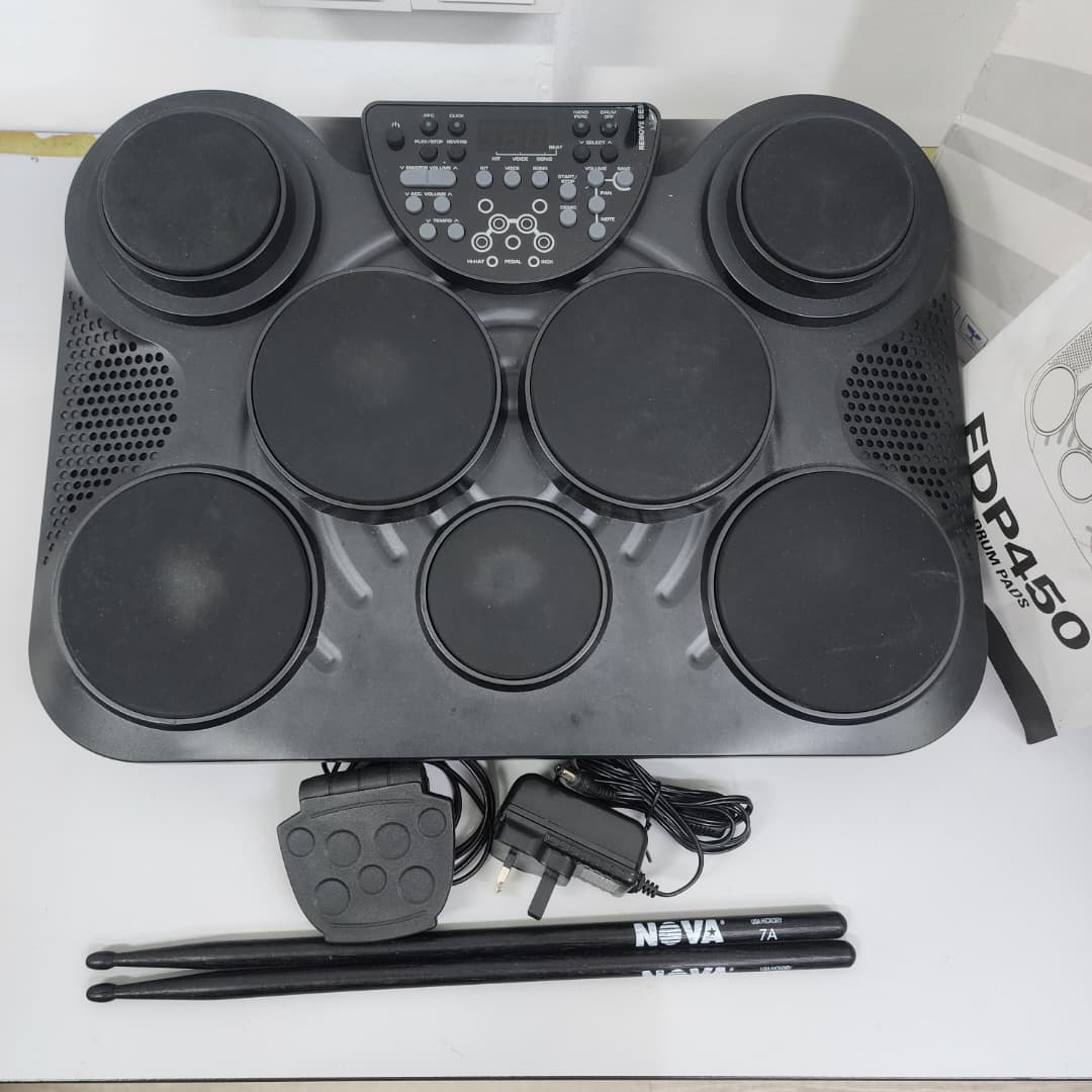 B STOCK (BS-555) Ashton EDP450 Electronic Drum Pad ( EDP-450 ) | Music ...