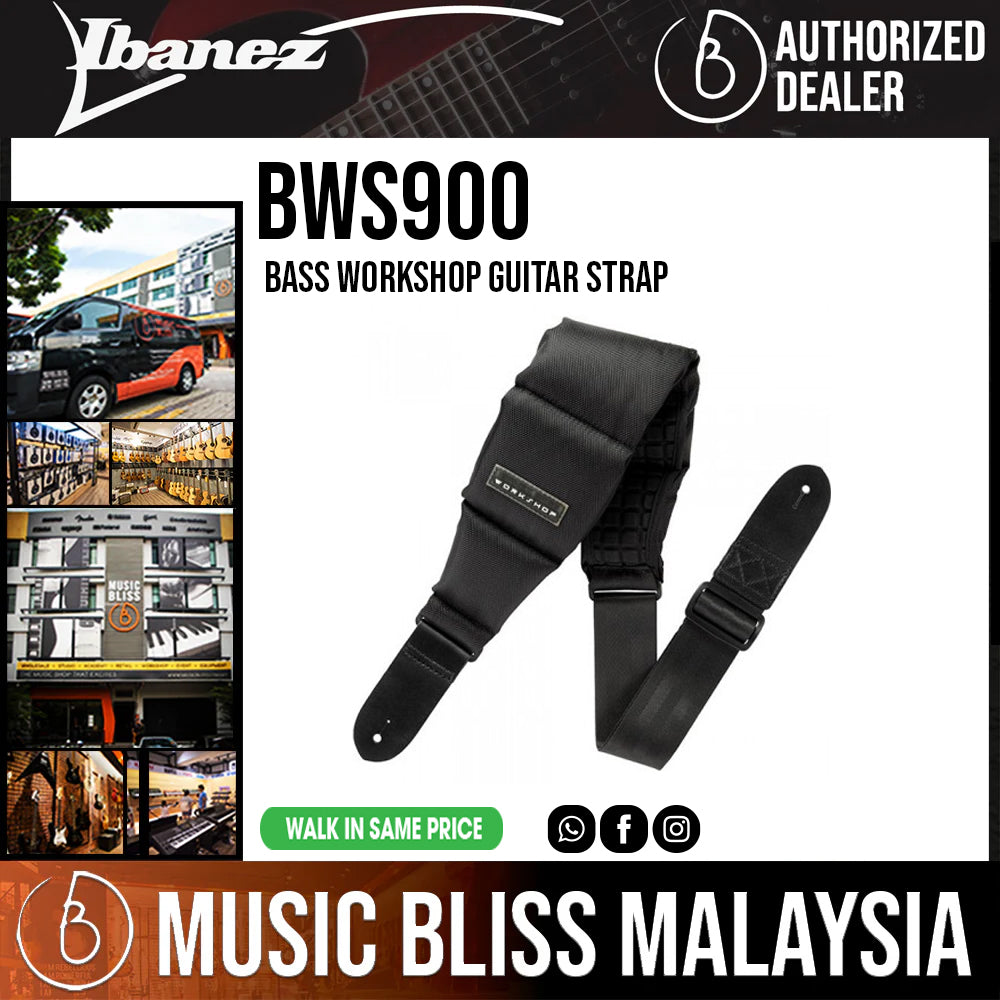Ibanez BWS900 Bass Workshop Guitar Strap (BWS-900) | Music Bliss Malaysia
