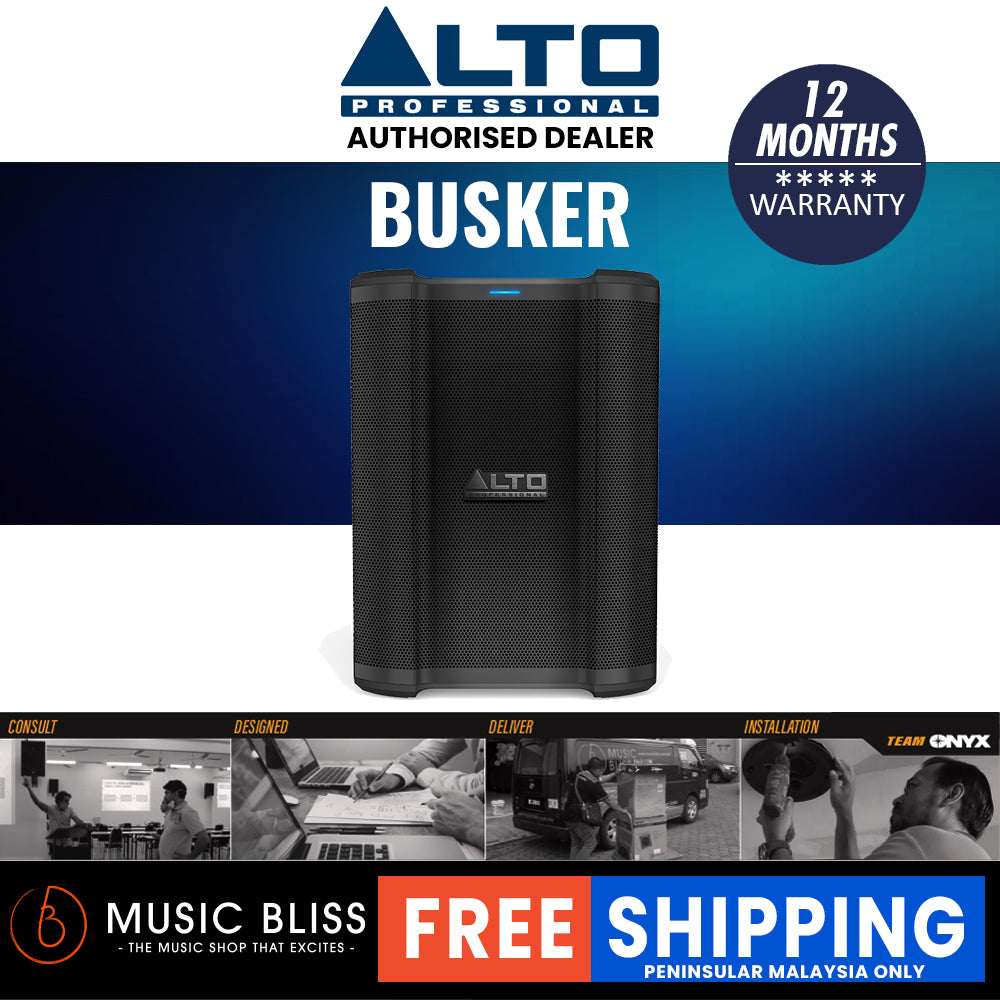 Alto Professional Busker Portable 200-watt Battery-powered PA Speaker ...