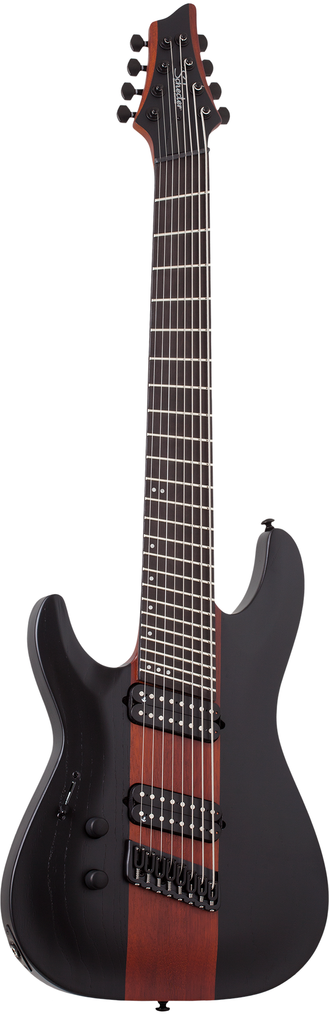 Schecter C-8 Rob Scallon Left-Handed Electric Guitar - Dark Roast ...