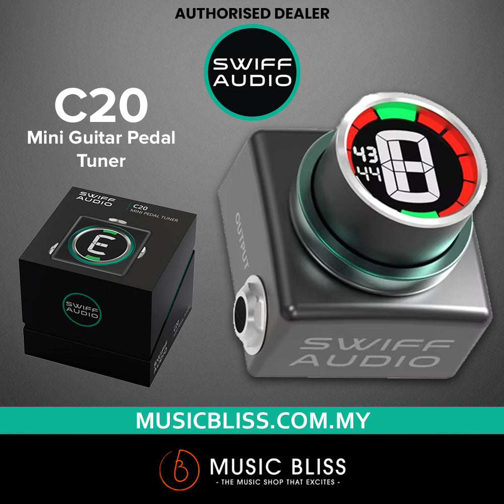 Swiff Audio C20 Mini Guitar Pedal Tuner (C-20) | Music Bliss Malaysia
