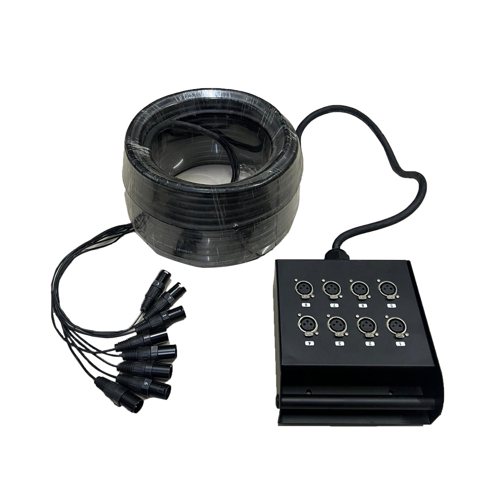 Dynamax Stage Snake Box SC08/100 feet (30m) 8 XLR male - female | Music ...