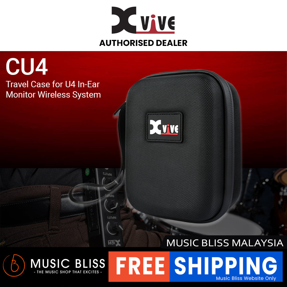 Xvive CU4 Travel Hard Case for U4 Wireless In-Ear Monitoring System | Music Bliss Malaysia