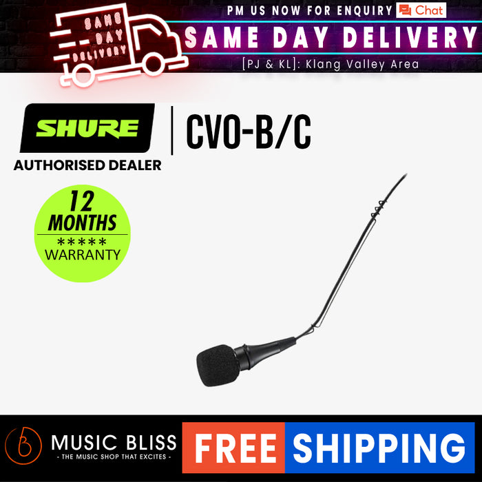 Shure CVO-B/C Centraverse Overhead Cardioid Condenser Microphone ...