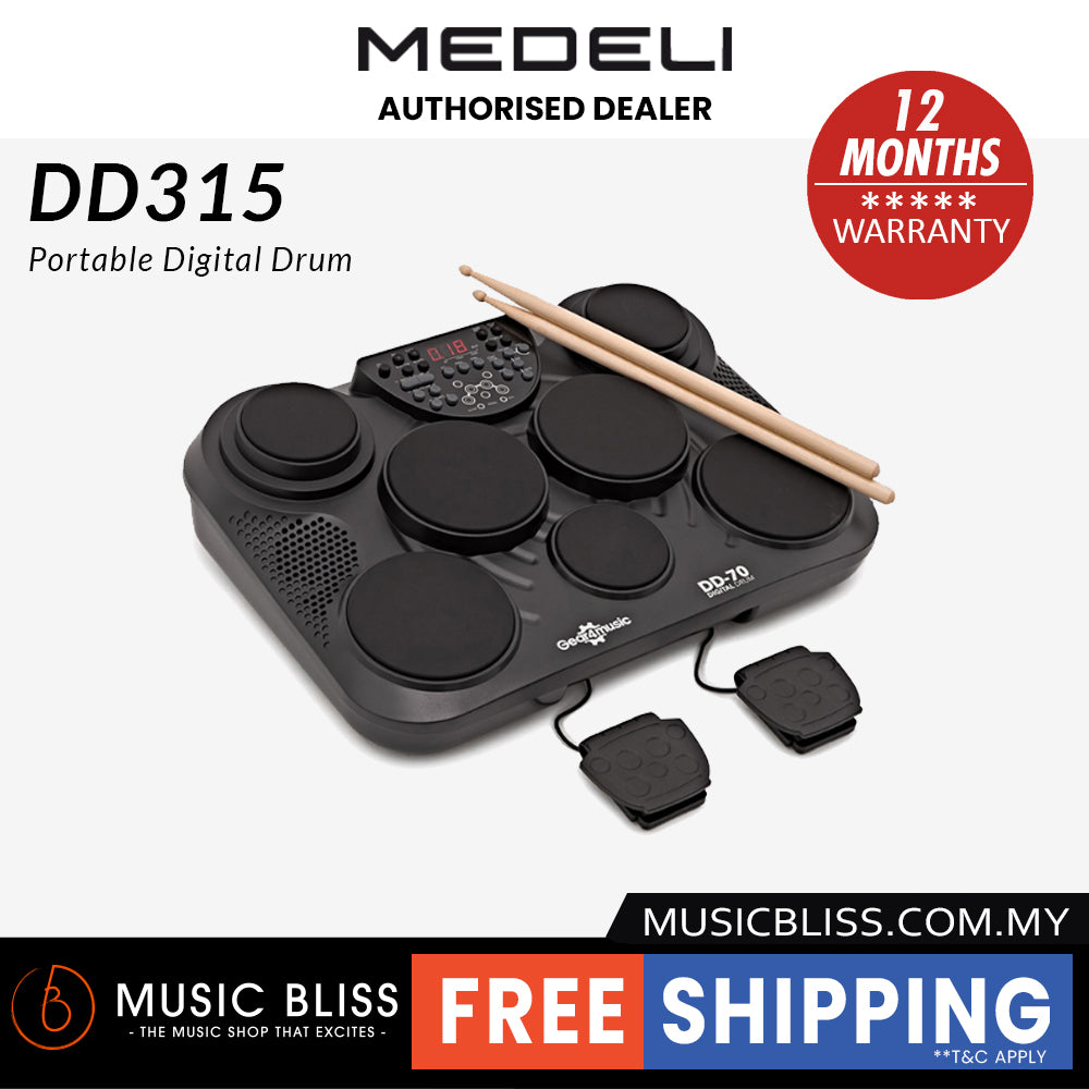 Medeli DD315 Portable Digital Drum | Music Bliss Malaysia