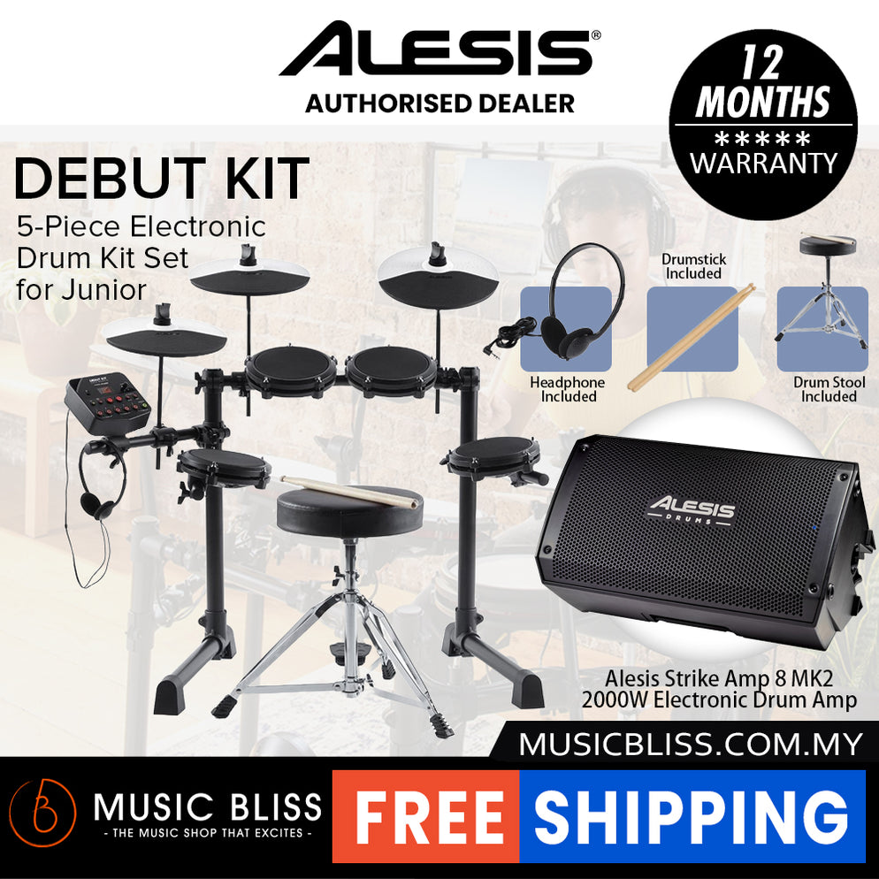 Alesis Debut Electronic Drum Kit - Kids Drum Set with Drum Stool ...