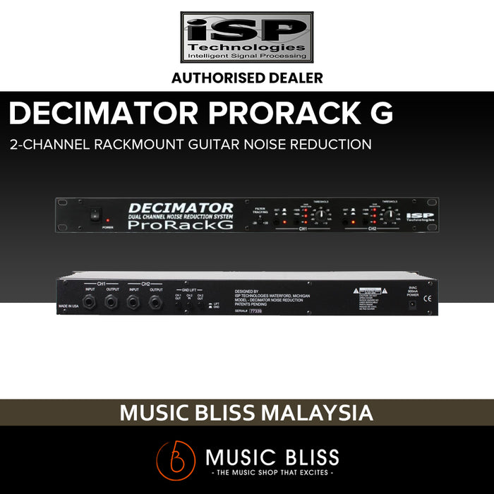ISP Technologies Decimator Pro Rack G Noise Reduction System | Music ...