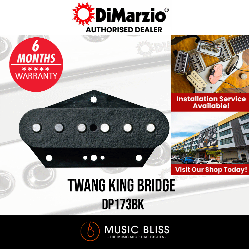 DiMarzio DP173 Twang King Bridge Telecaster Pickup — Music Bliss Malaysia