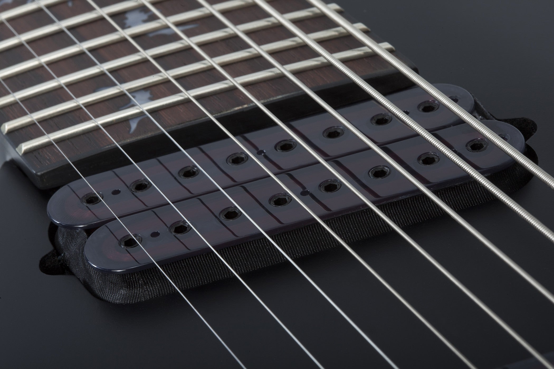 Schecter Damien-8 MS Left-Handed Electric Guitar - Satin Black | Music ...