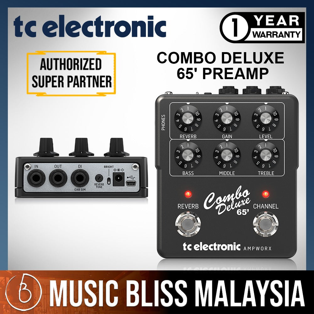 TC Electronic Ampworx Combo Deluxe '65 Preamp Pedal | Music Bliss Malaysia