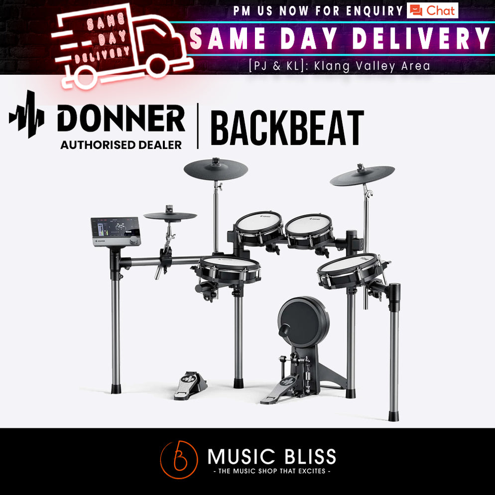 Donner BackBeat Electronic Drum Set | Music Bliss Malaysia
