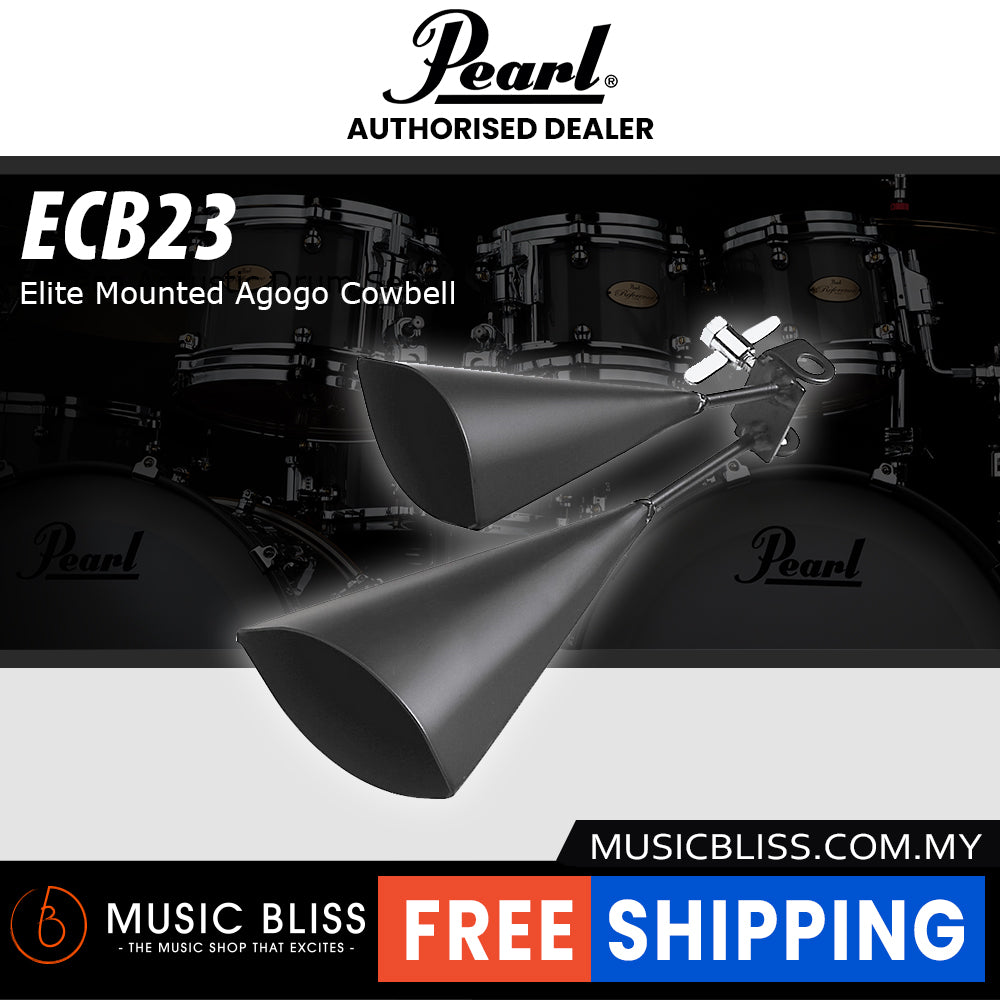 Pearl ECB23 Elite Mounted Agogo Cowbell | Music Bliss Malaysia