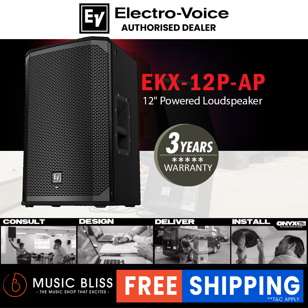 EV Electro-Voice EKX-12P 1500W 12" Powered Speaker (Electro Voice ...