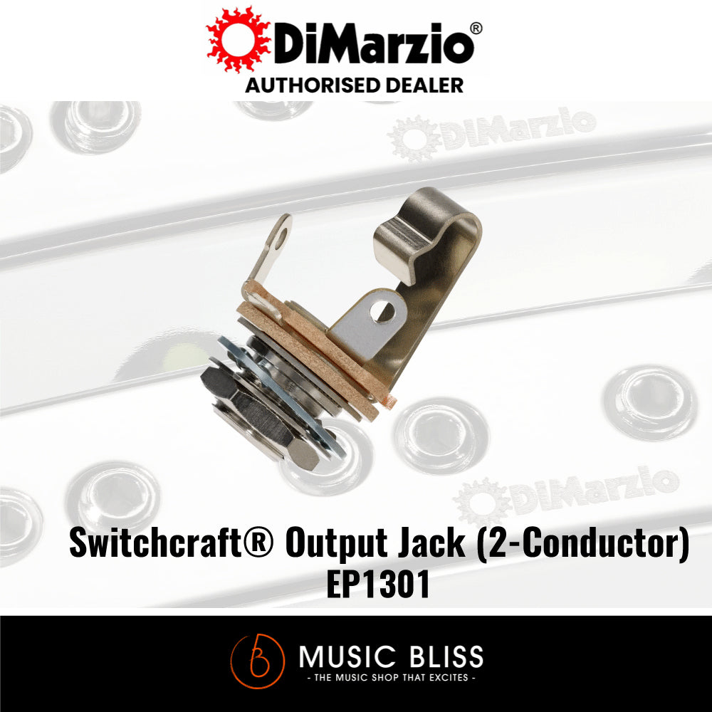 DiMarzio EP1301 Switchcraft Output Jack - 2 Conductor — Music Bliss ...