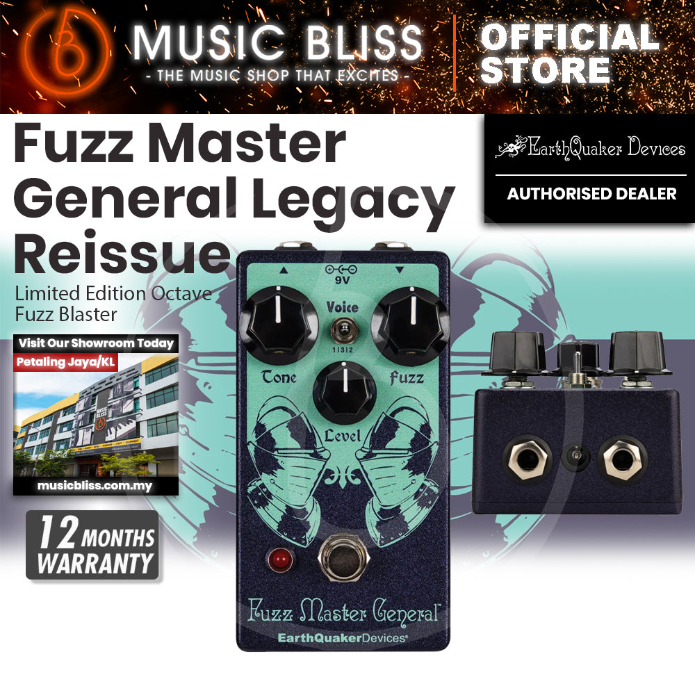 EarthQuaker Fuzz Master General Legacy Reissue Octave Fuzz Blaster Ped ...