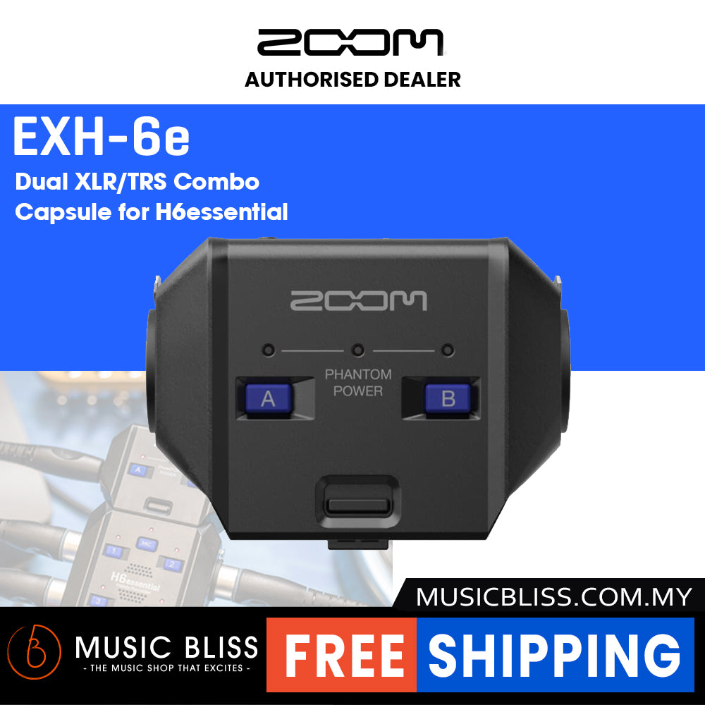 Zoom EXH-6e External Input Capsule for H6essential Recorder | Music ...