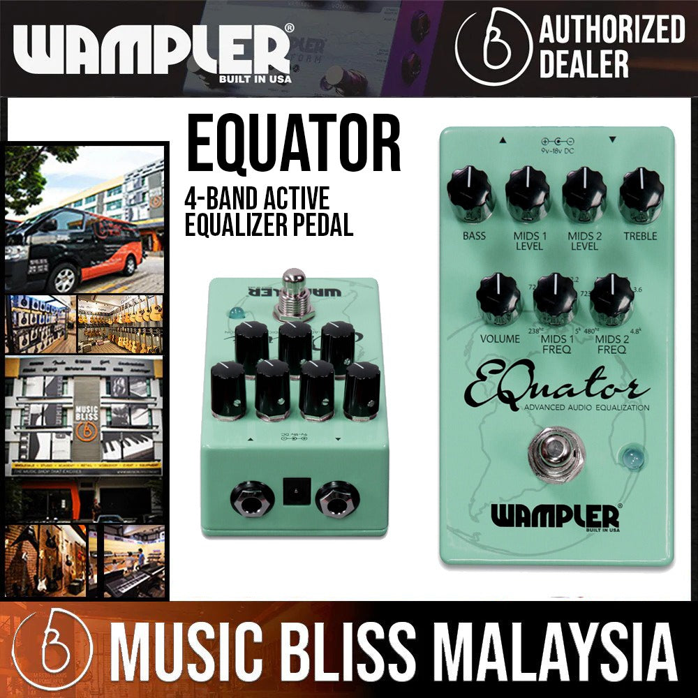 Wampler EQuator Advanced Guitar Equalization Pedal | Music Bliss Malaysia