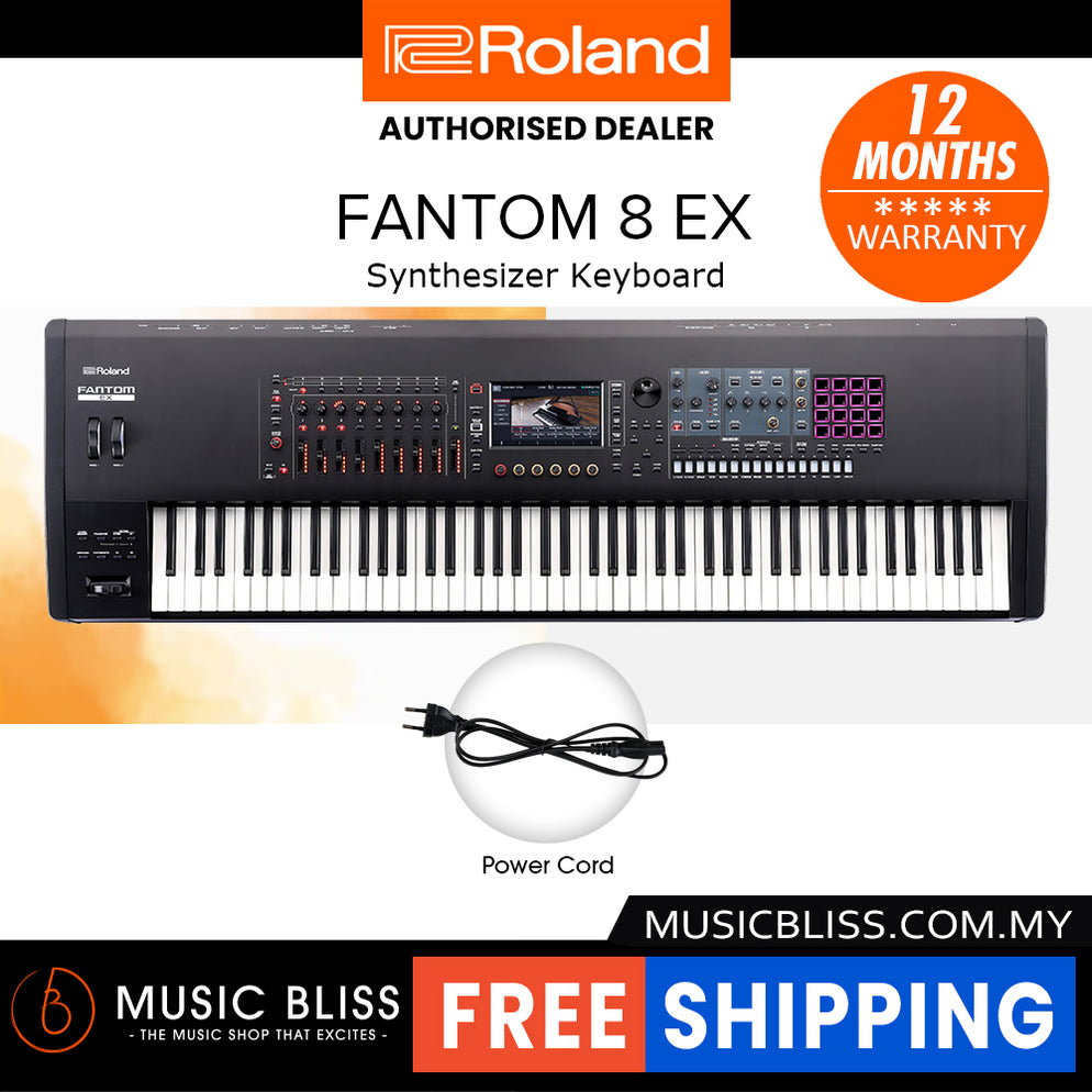 Roland FANTOM 8 EX Synthesizer Workstation (FANTOM8EX/ FANTOM-8 EX ...