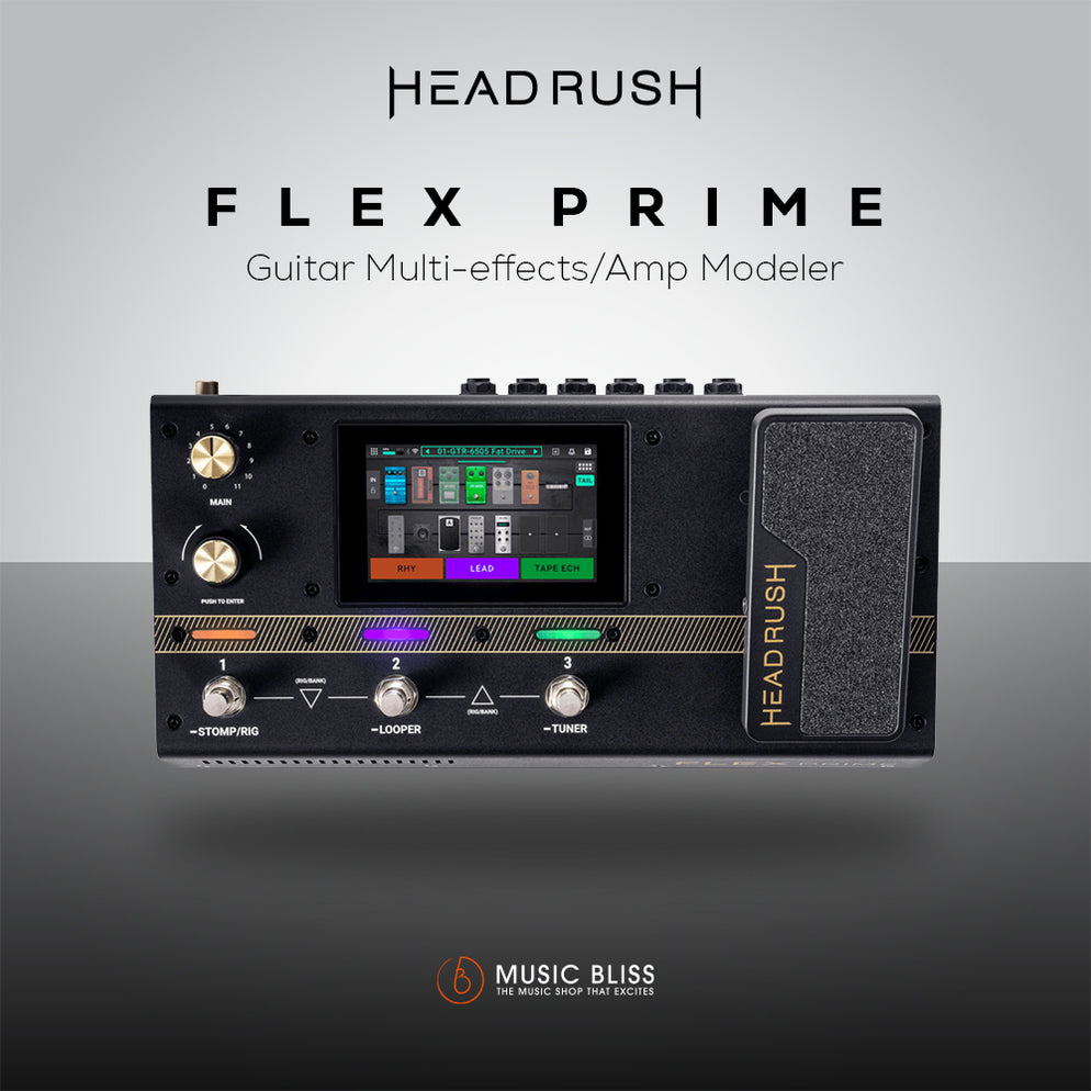 Headrush Flex Prime Guitar Multi-effects/Amp Modeler | Music Bliss Malaysia