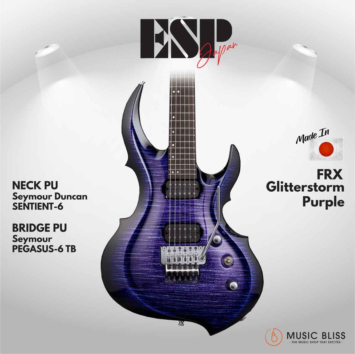 ESP Original FRX - Glitterstorm Purple [MIJ - Made in Japan] | Music ...