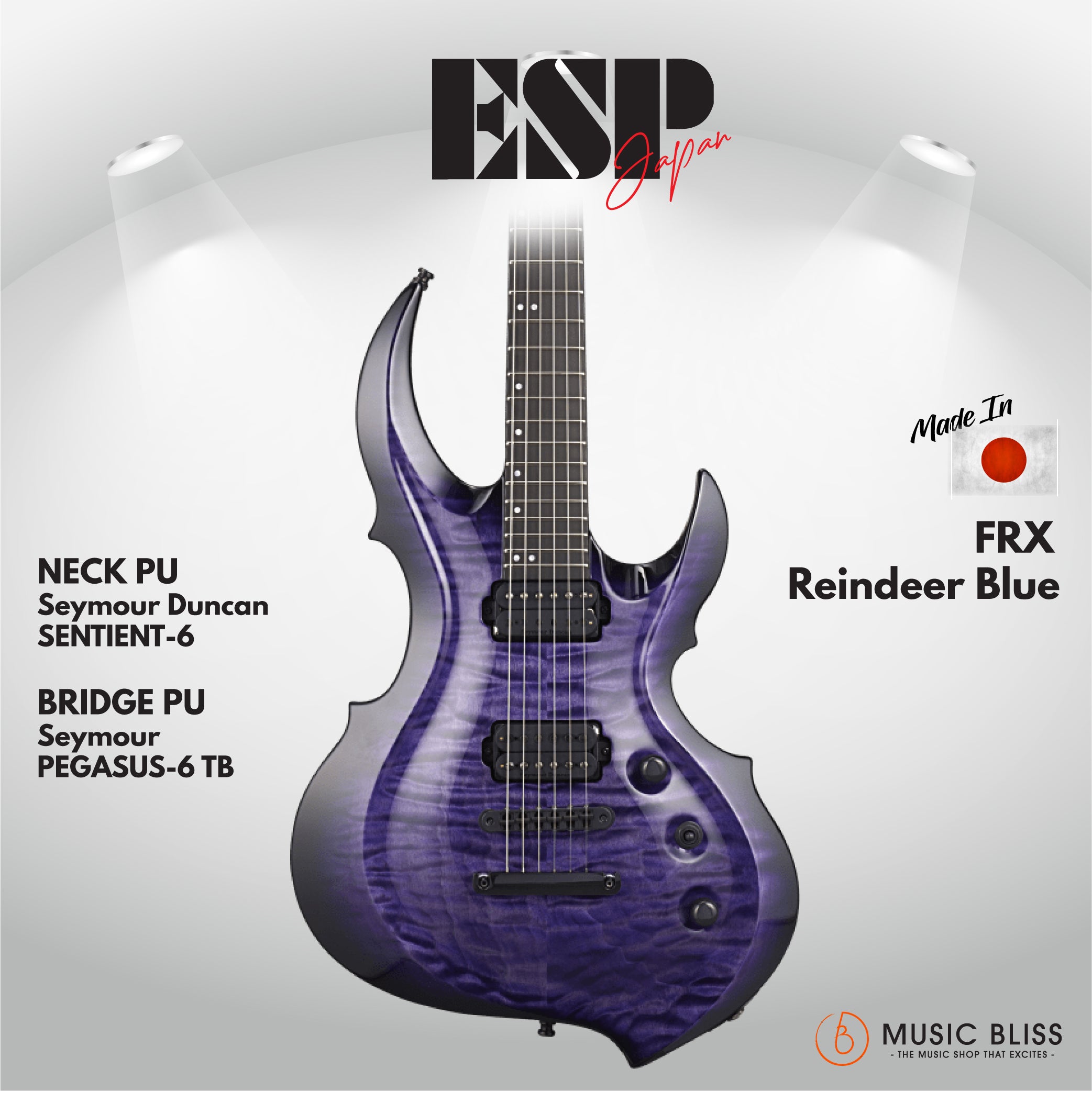 ESP Original FRX-CTM /FM - Reindeer Blue [MIJ - Made in Japan] | Music ...