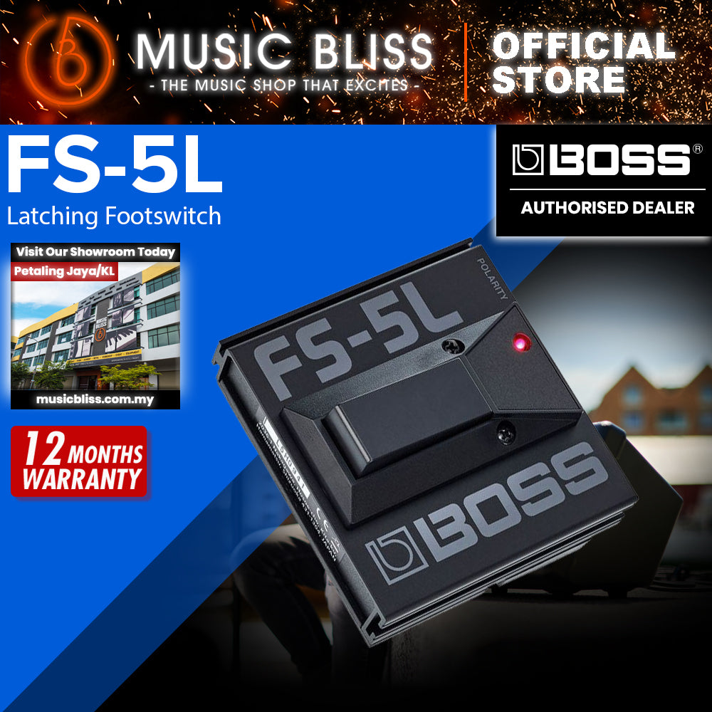 Boss FS-5L Latching Foot Switch (FS5L) | Music Bliss Malaysia