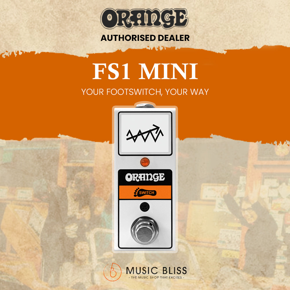 Orange FS-1 Single Button Footswitch - Mini (FS1) | Music Bliss Malaysia
