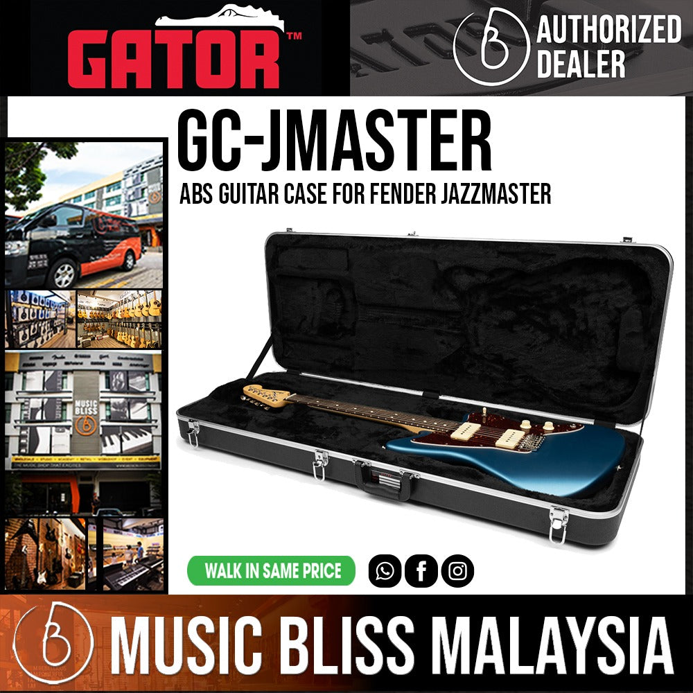 Gator GC-JMASTER ABS Guitar Case for Fender Jazzmaster | Music Bliss Malaysia
