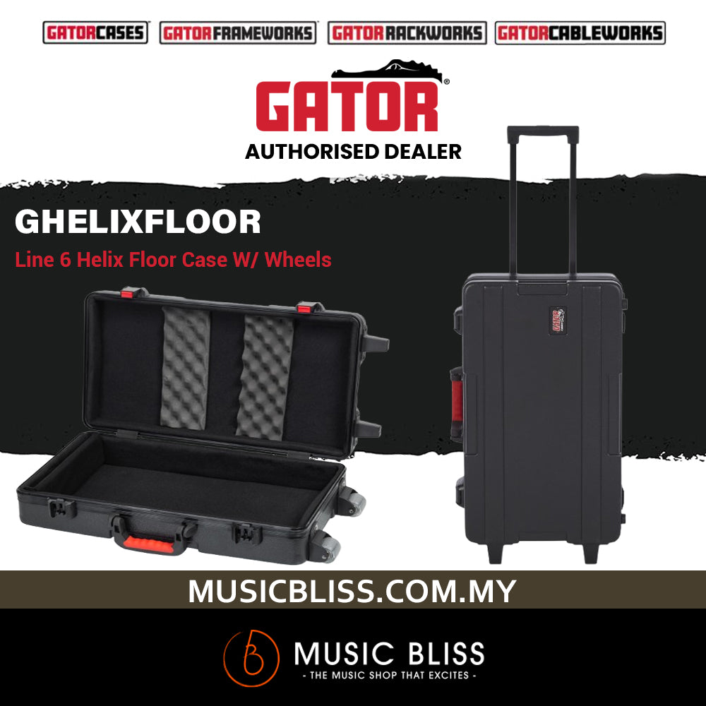 Gator GHELIXFLOOR Line 6 Helix/Helix LT Floor Case with Wheels | Music ...