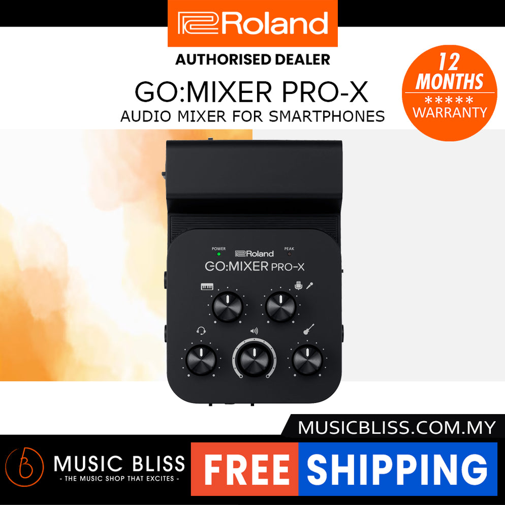 Roland GO:MIXER PRO-X Audio Mixer for Smartphones (GO MIXER PRO X ...