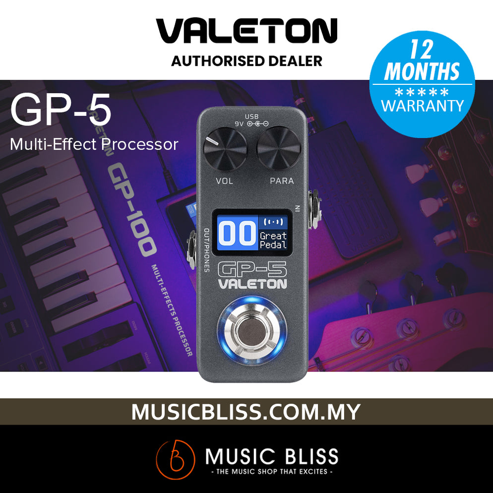 Valeton GP-5 Multi-Effect Processor | Music Bliss Malaysia