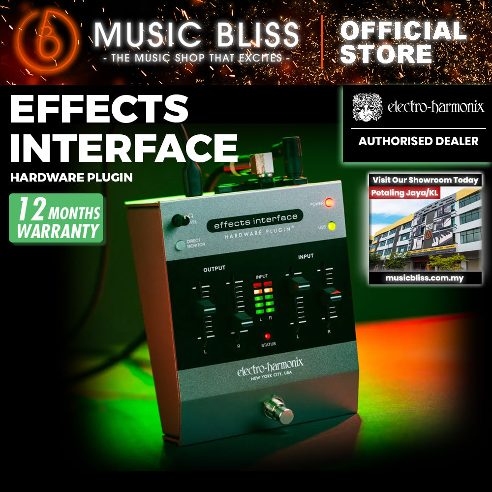 Electro-Harmonix Effects Interface Hardware Plug-in | Music Bliss Malaysia