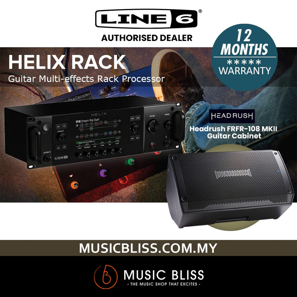 Line 6 Helix Rack Guitar Multi-effects Rack Processor (LINE6) | Music ...